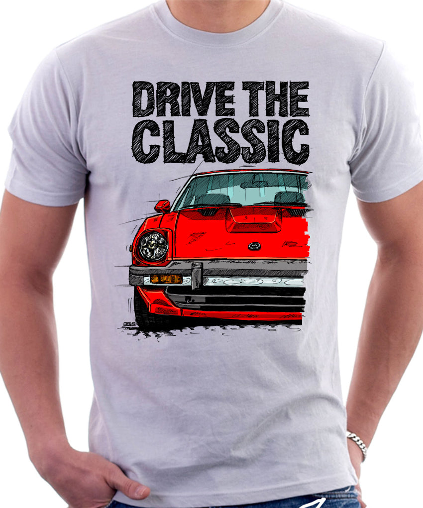 Drive The Classic Datsun 280ZX Series 1. T-shirt in White Colour ...