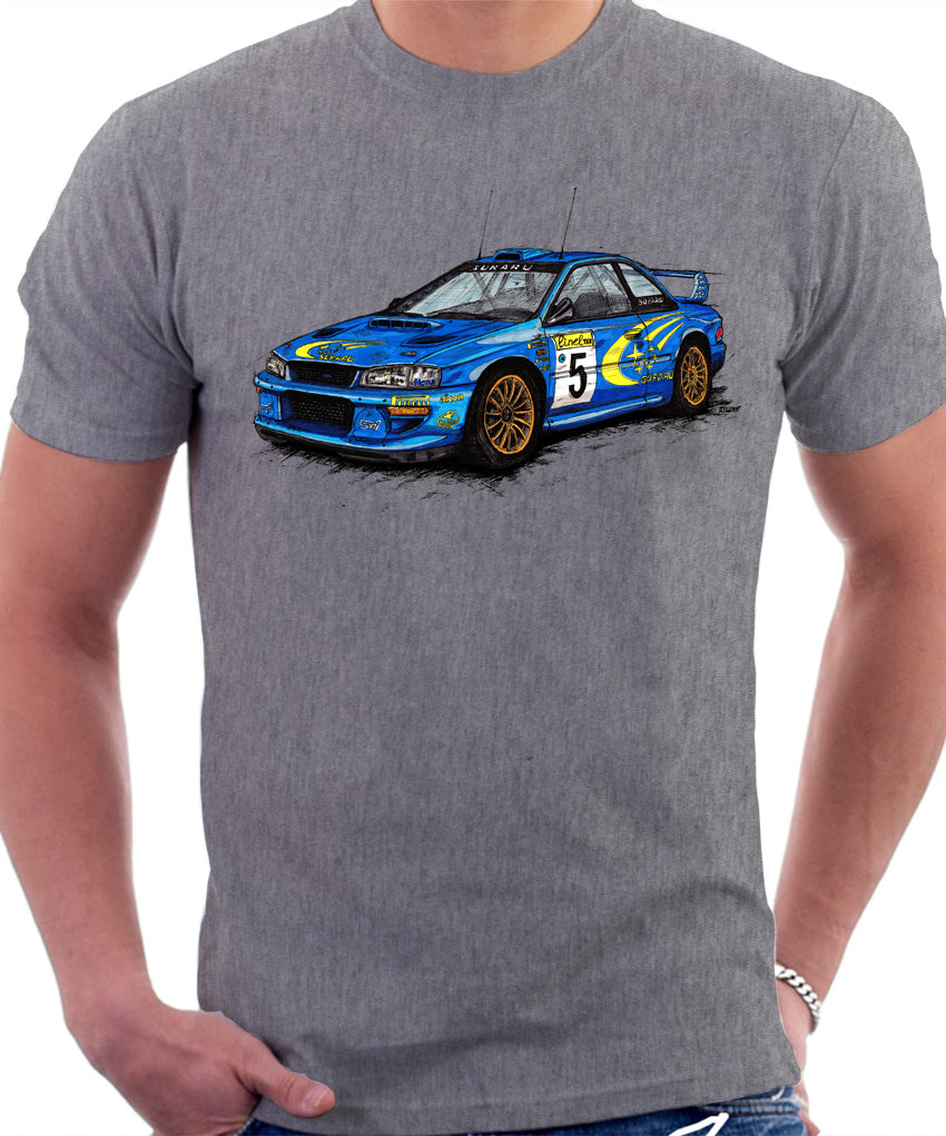 Subaru Impreza WRX. T-shirt. – Automotive Art By Lukas Loza